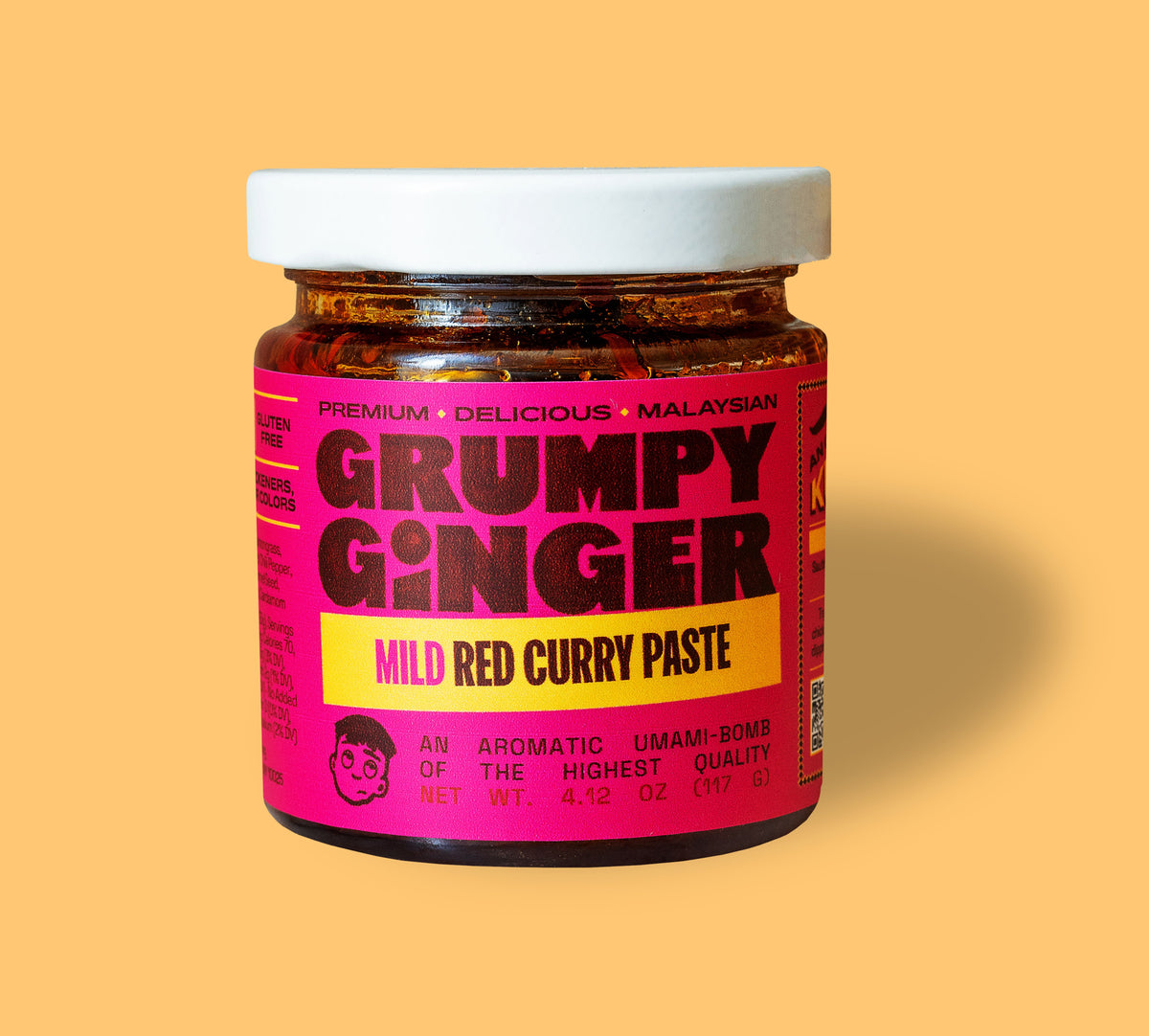 Malaysian Red Curry Paste, Mild | Grumpy Ginger